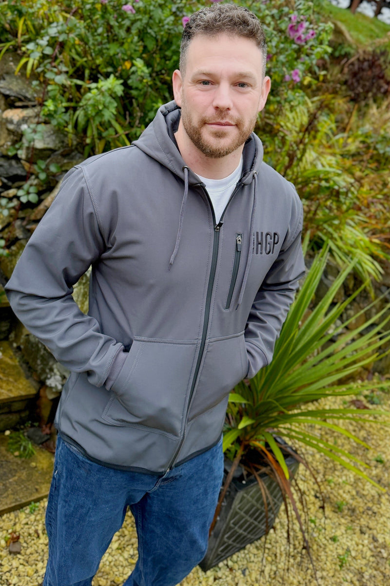 Unisex Grey "The Hoof GP" Soft Shell Jacket – The Hoof GP Merch