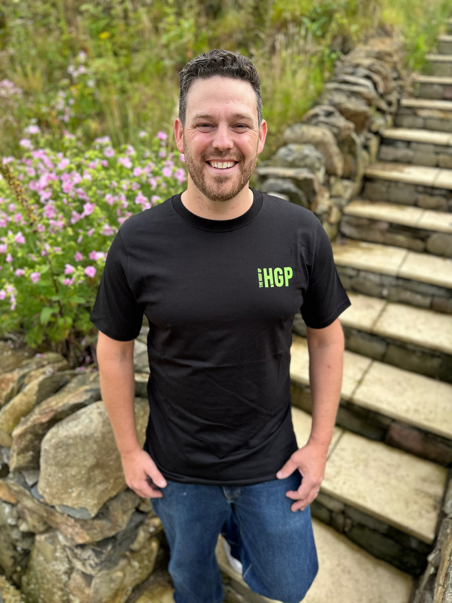 Adults Short Sleeve T-Shirt Green Emblem – The Hoof GP Merch